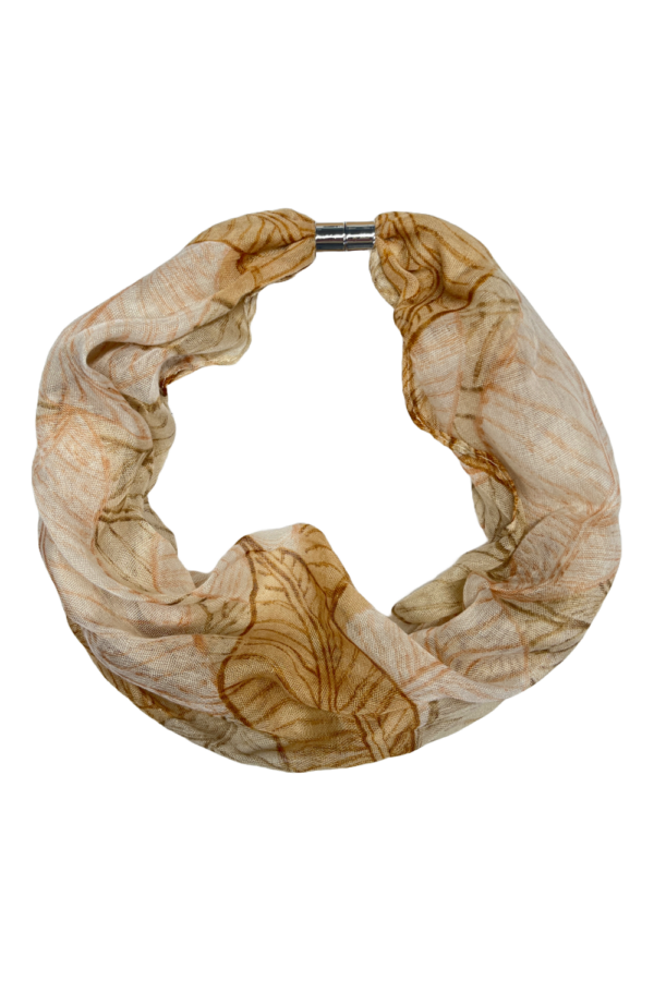 Silver Heart Magnetic Scarf - Clathers